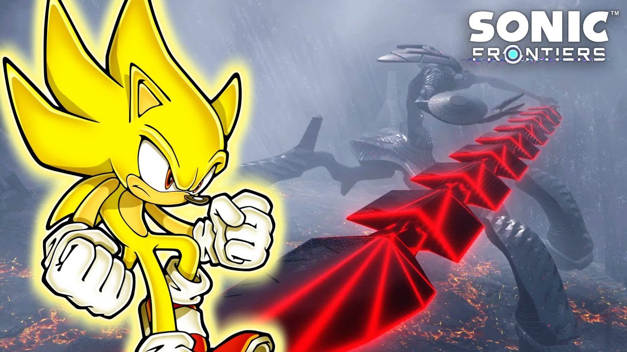 Super Sonic vs. Knight (Boss Fight in Sonic Frontiers PS5 4K 60fps ...