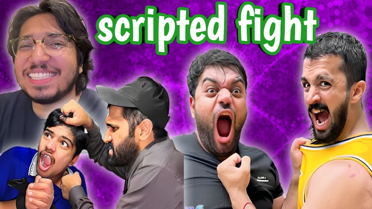 Ducky Bhai & Rajab Butt fake scripted fight Roast || Dogar challenge to ...