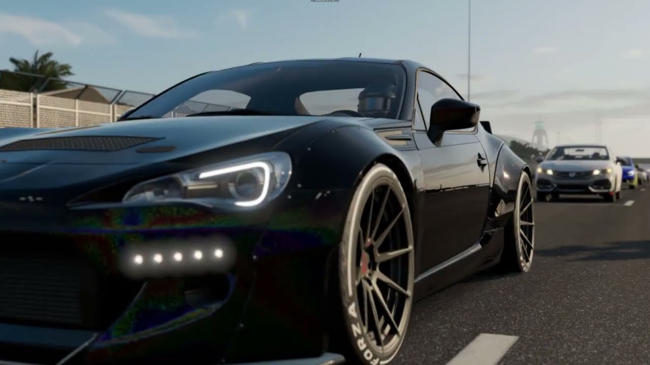 Racing in Dubai on Subaru BRZ in Forza Motorsport7 - YouTube
