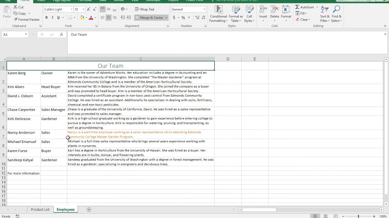 MOS Excel 2016 Study Guide Objective 1-2 - YouTube