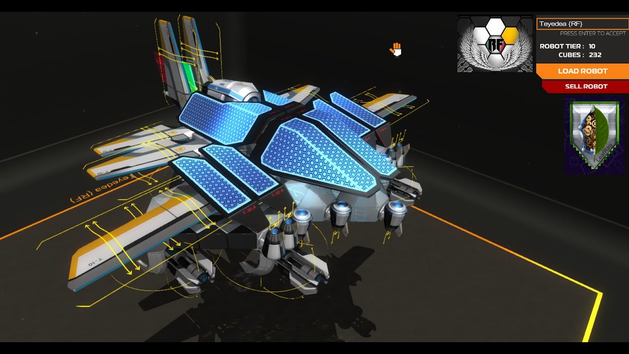 Robocraft - Teyedea Tutorial (Building Plasma Bomber Tier 10) LeafRag ...