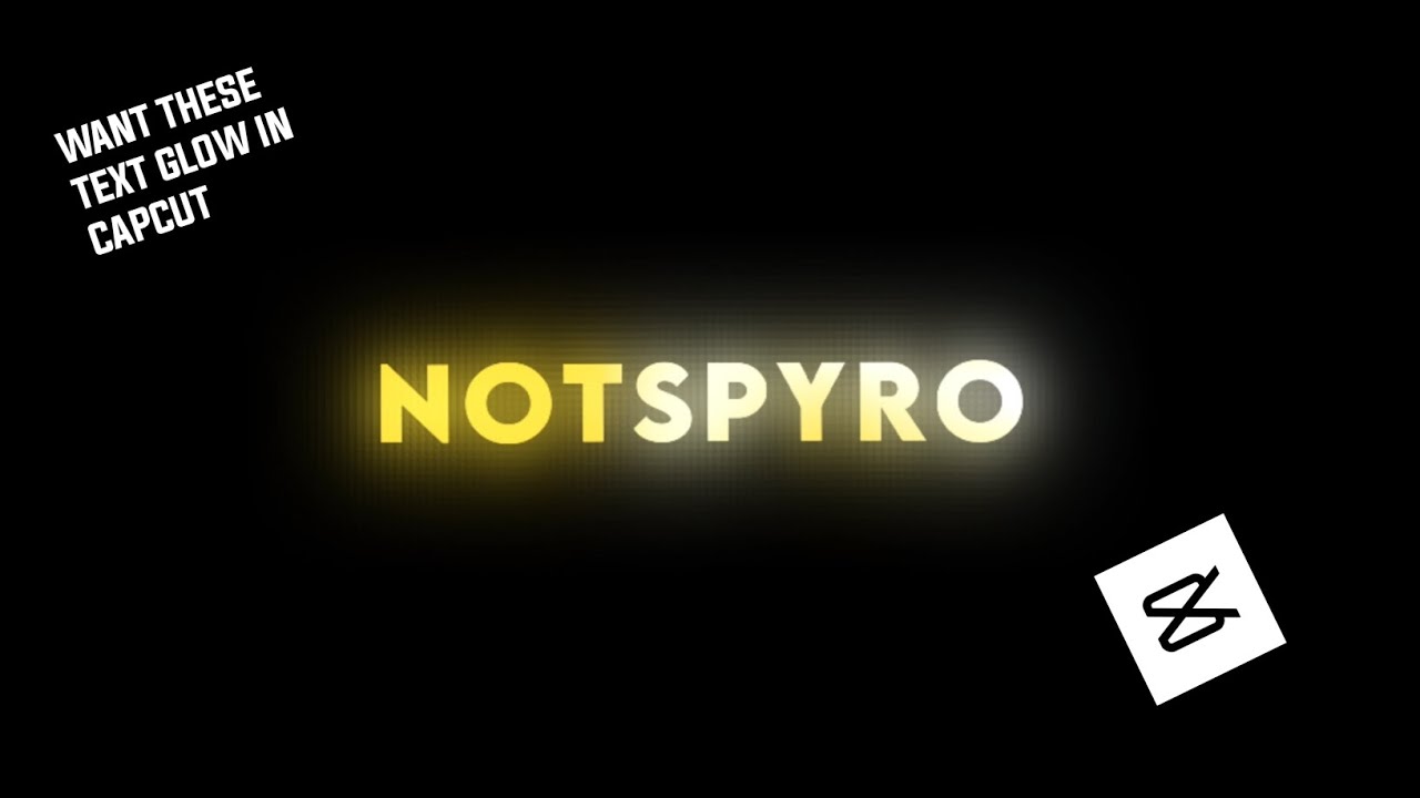 Glow Text like After Effects in Capcut | Tutorial | Capcut | Capcut Glowing Text | AE - YouTube