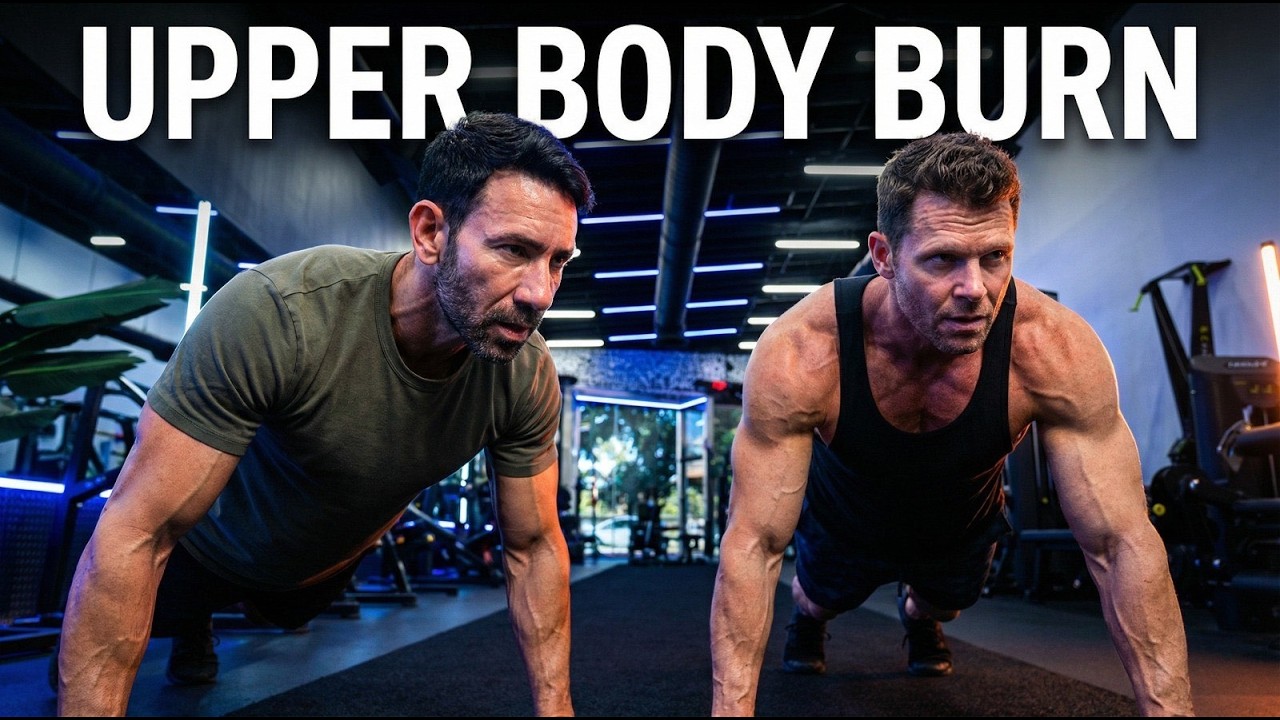 15-Minute Bodyweight Upper Body AMRAP (No Equipment) | Follow Along ...