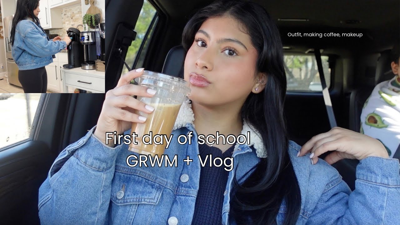 First Day of School GRWM + vlog *College Edition* - YouTube