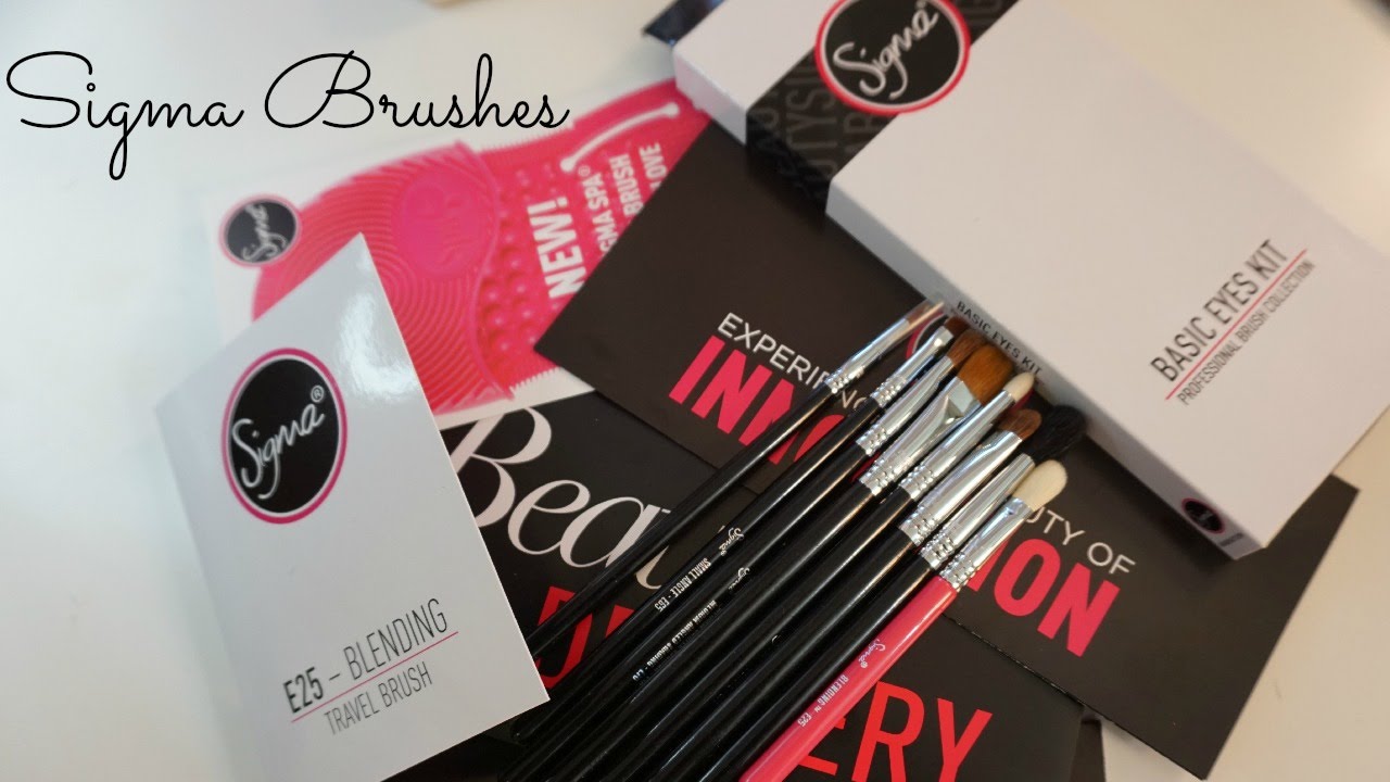 Sigma Brushes | Basic Eyes Kit - YouTube