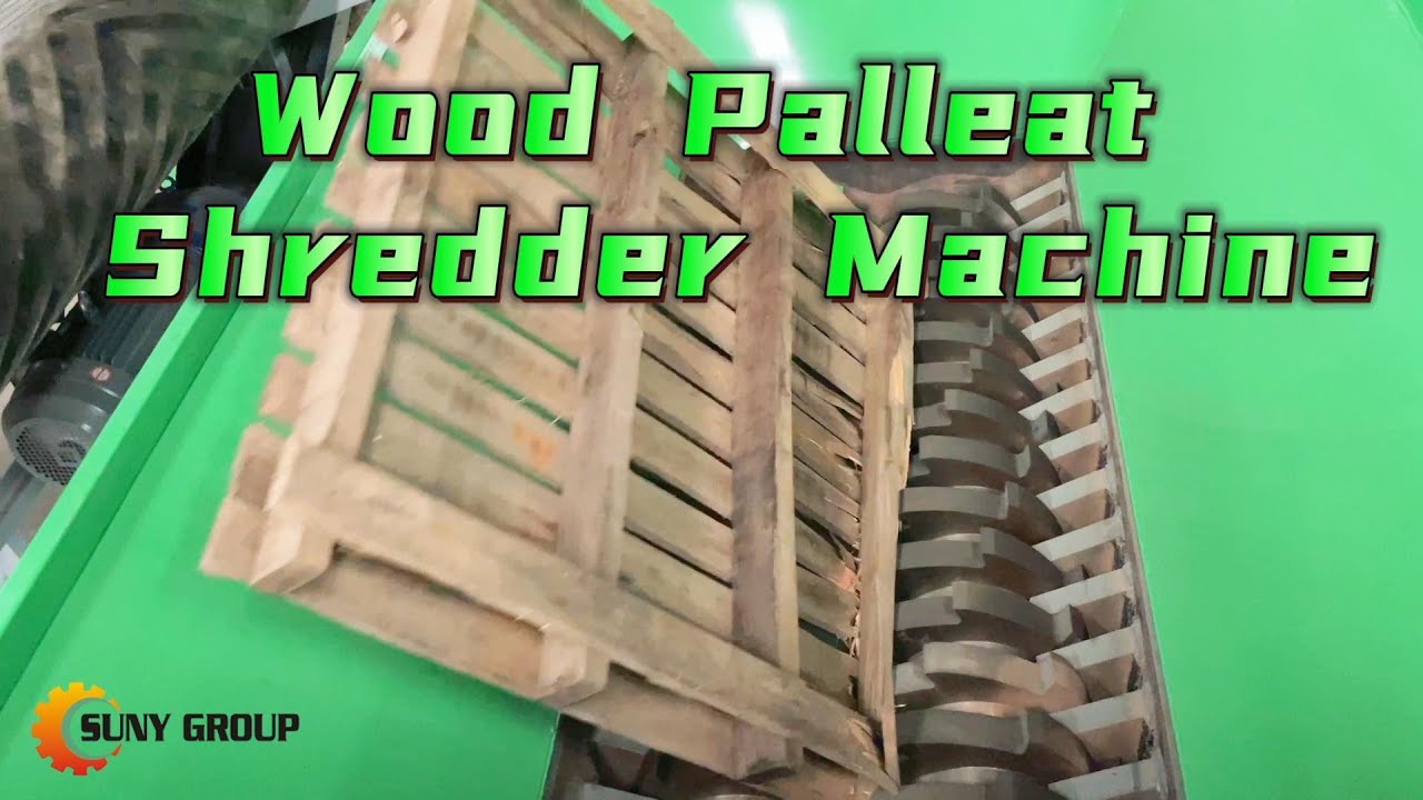 Multiple Heavy Duty Double Shaft Shredder Cost Effective - YouTube