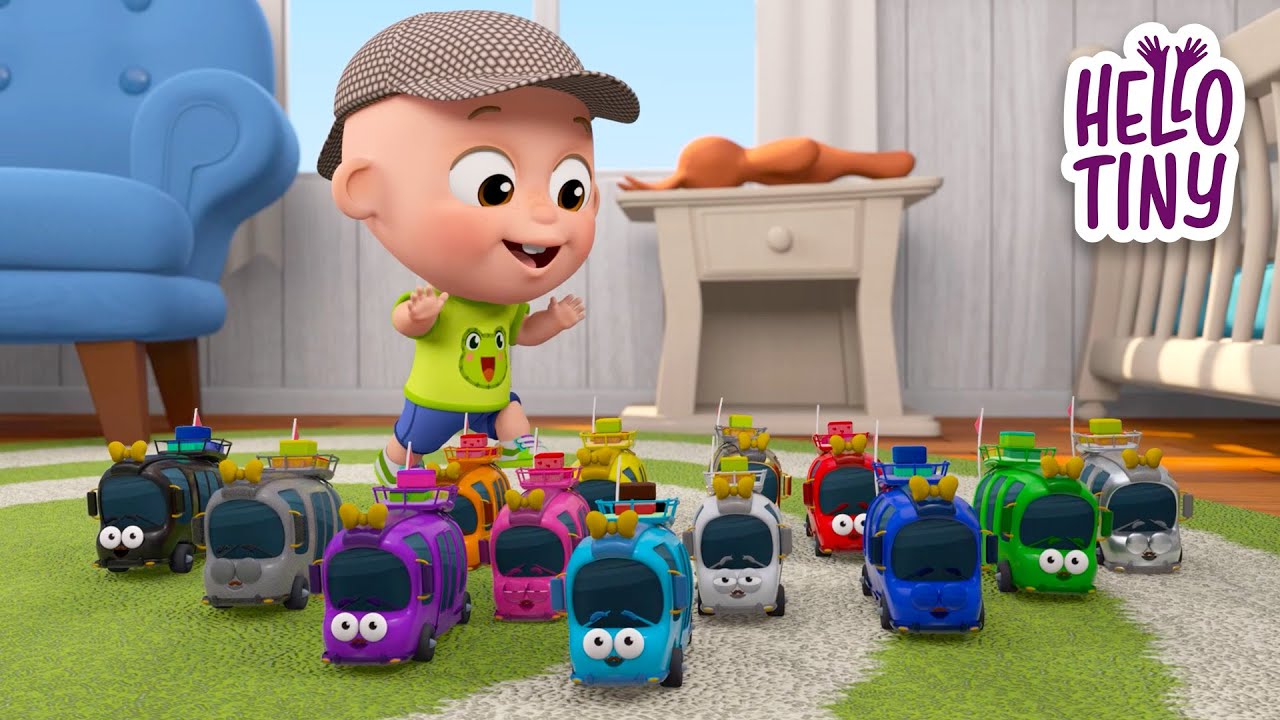 Blue bus where are you? 🚎 Blue bus song | Nursery Rhymes for Kids | Hello Tiny | Animaj Kids ...