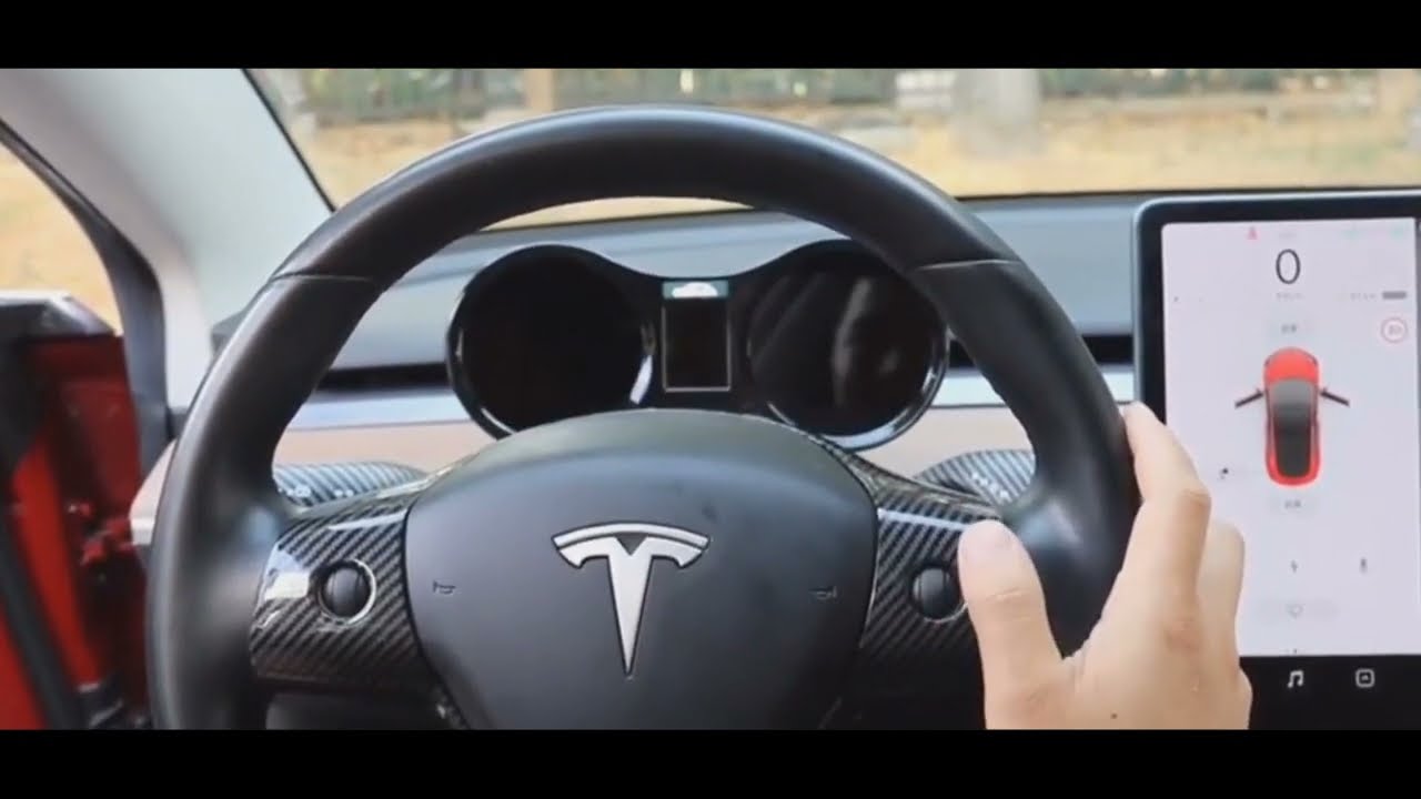 Tesla | DIGITAL lcd DASHBOARD cluster INSTALLATION 🛠 - YouTube
