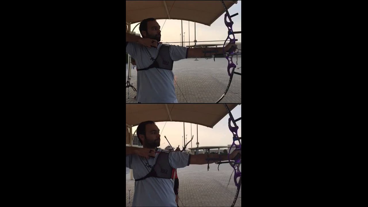 Recurve archery analyze for kuwait archery team archer abdullah taha ...