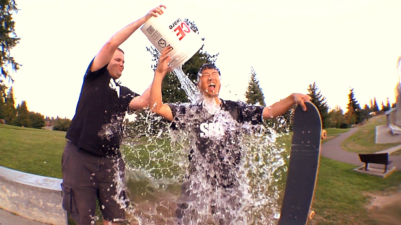 Skateboard ALS Ice Bucket Challenge - YouTube
