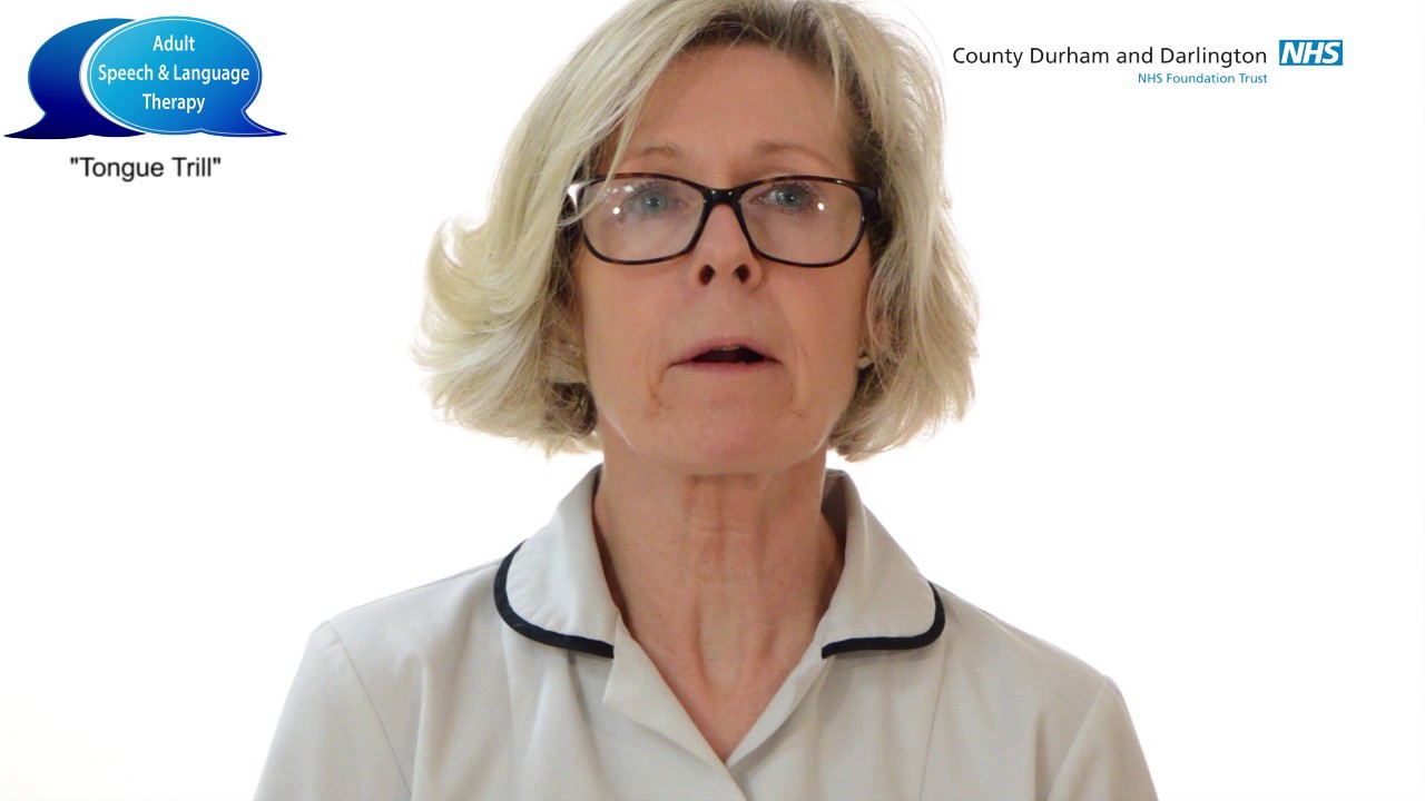 Adult Speech and Language Therapy - Tongue Trill - YouTube