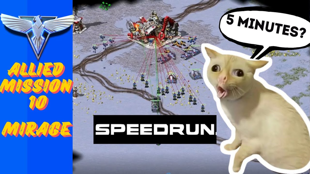 RED ALERT 2 │ SPEED RUN MIRAGE MISSION #10 - YouTube