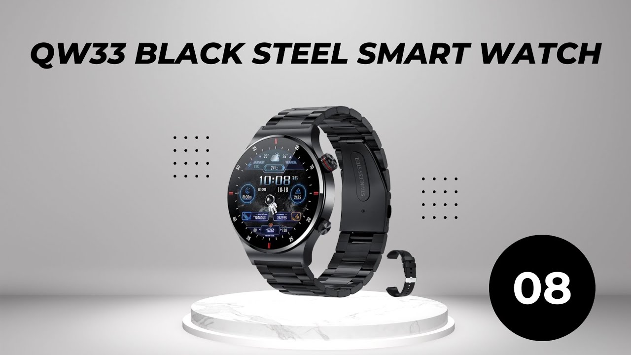 08 How to change the menu list style on your QW33 Smartwatch - YouTube