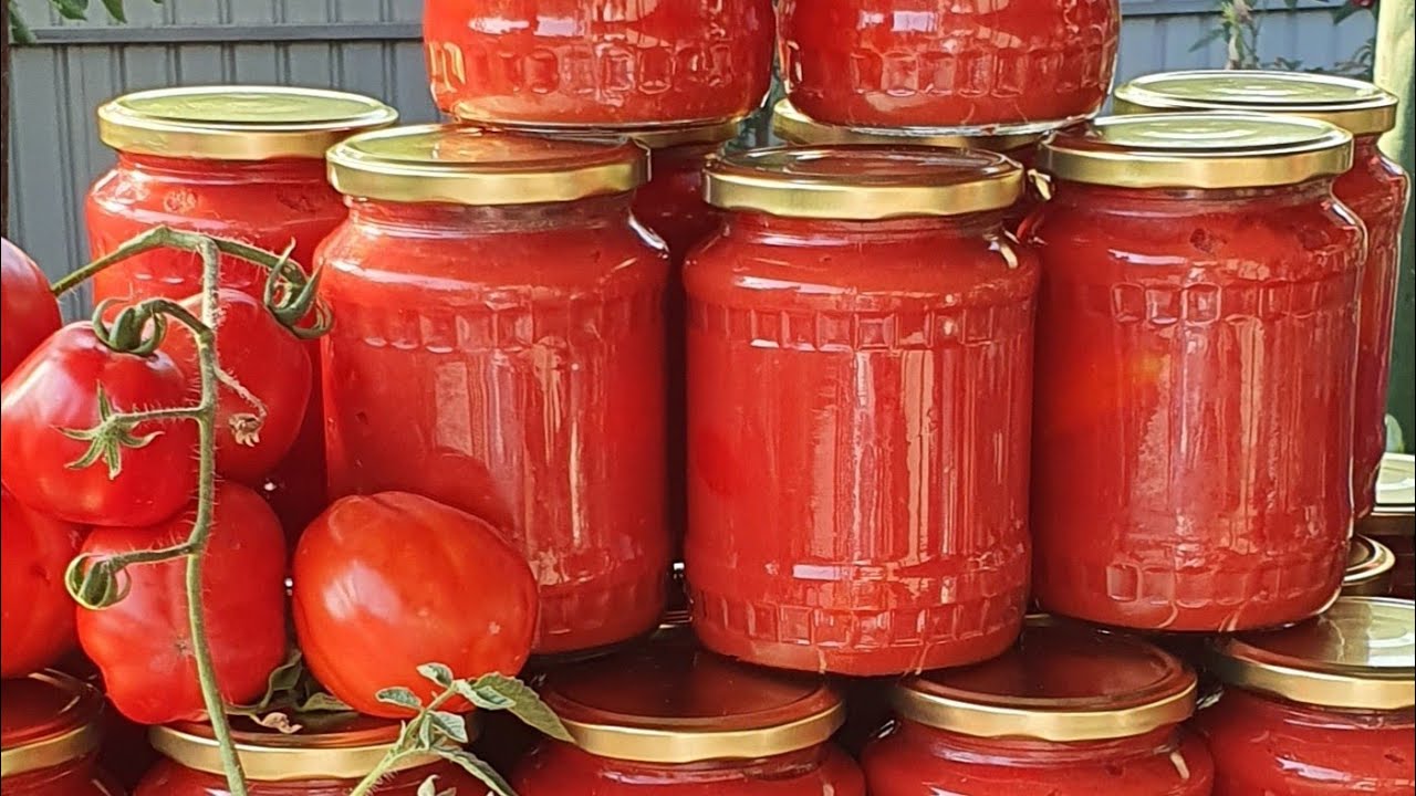 Rosii in bulion sau Rosii in suc propriu | Maria Popescu - YouTube