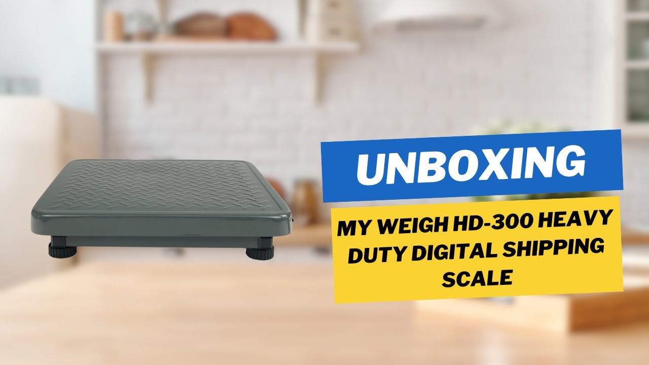 My Weigh HD-300 Heavy Duty Digital Shipping Scale (SCHD300) | Unboxing ...