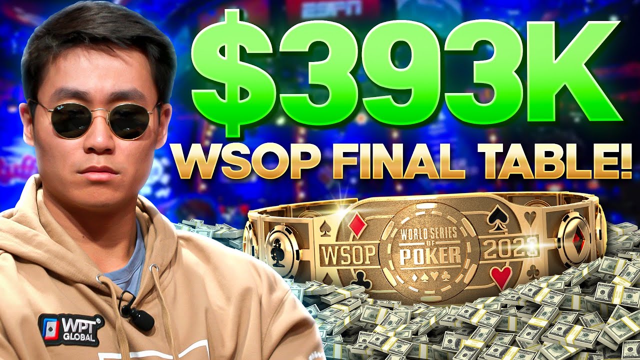 My FIRST WSOP FINAL TABLE For $393,000 and a BRACELET! | Rampage Poker ...
