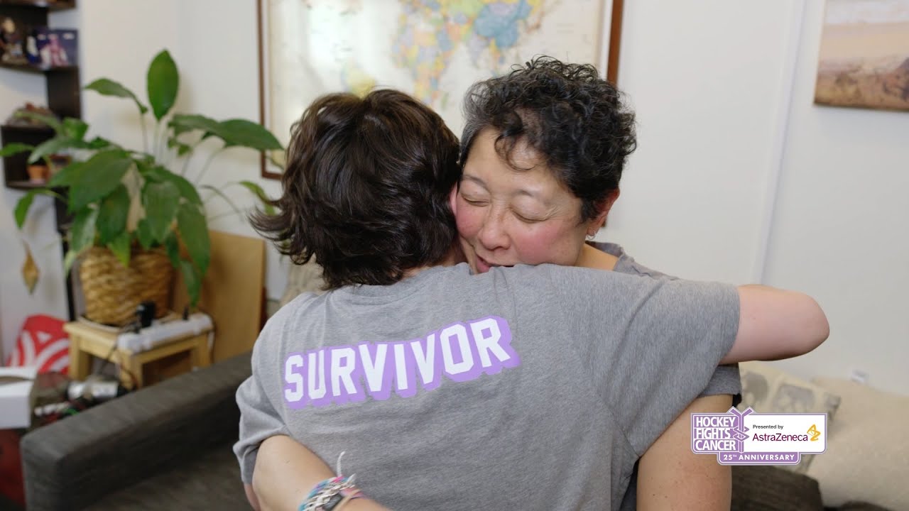 Hockey Fights Cancer: Chie Chie Yard - YouTube