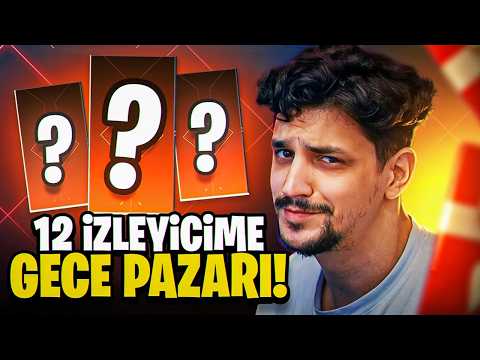 12 İZLEYİCİME GECE PAZARINDAN İSTEDİKLERİ SKİNİ SATIN ALDIM! | VALORANT