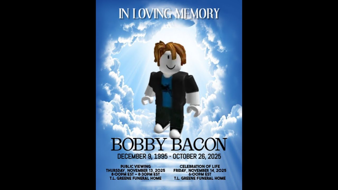 In Loving Memory of Bobby Bacon - YouTube