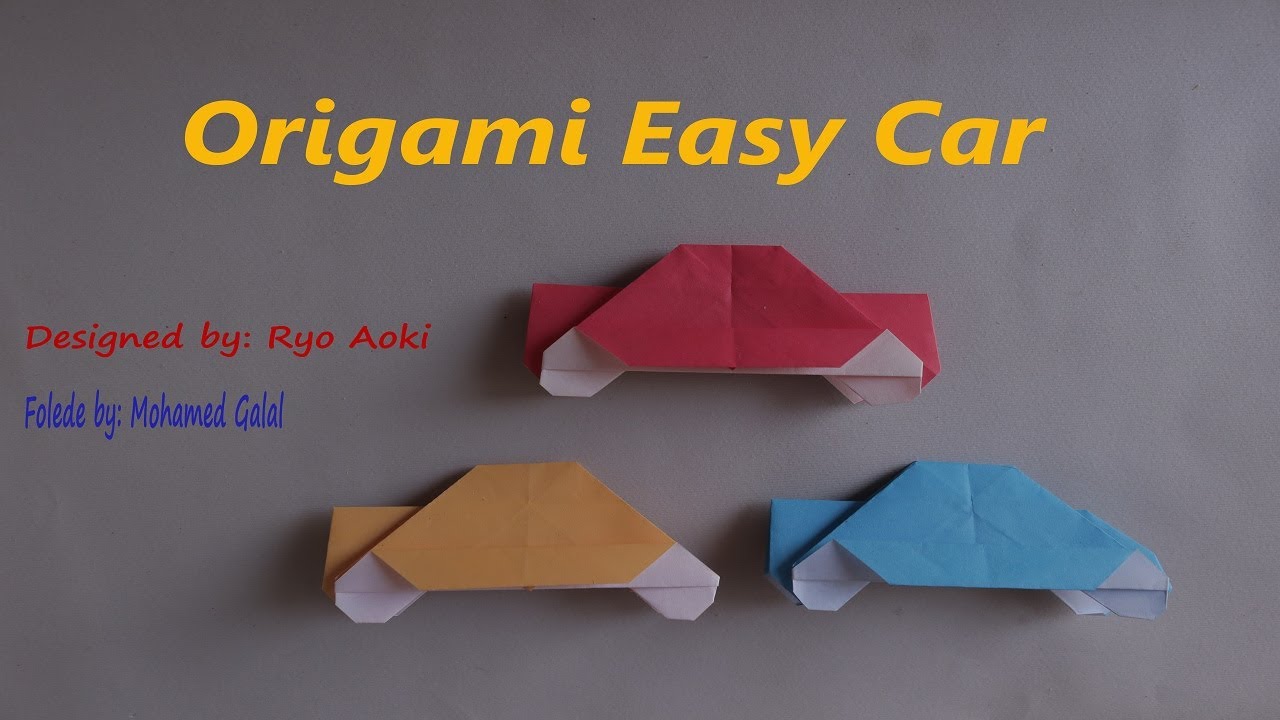 Origami Easy Car HD - YouTube