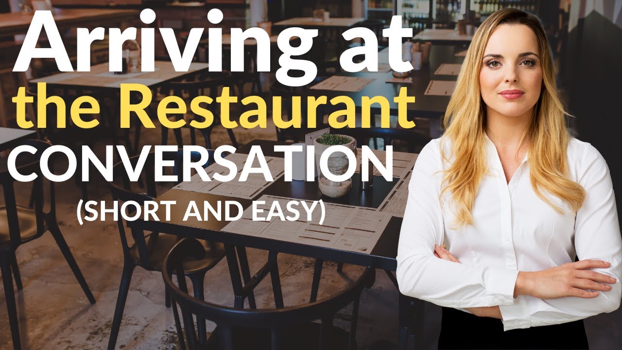 ENGLISH Conversation | Arriving at the Restaurant - YouTube