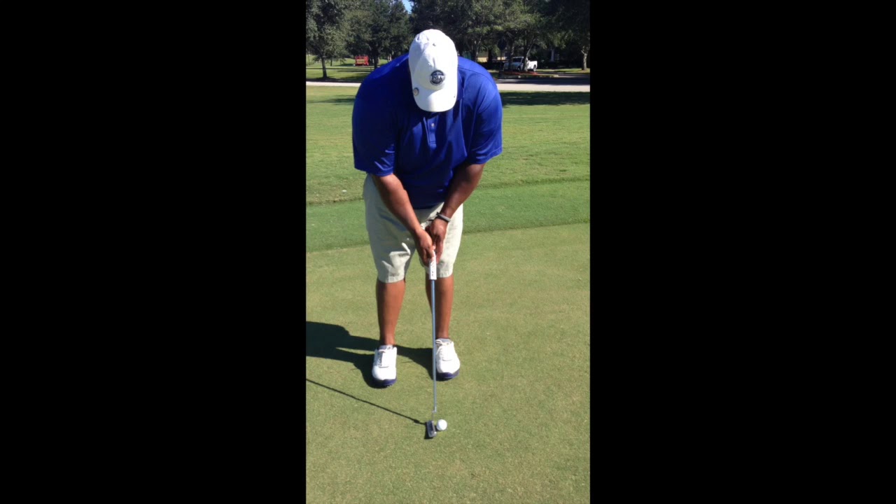 Fundamental Putting Stroke, Head Down, Weight Foward, Forward Press ...