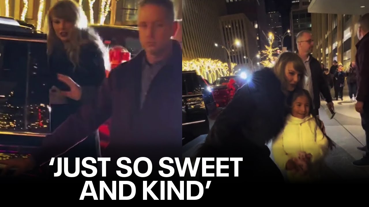 Taylor Swift hugging little Arizona girl goes viral on TikTok - YouTube