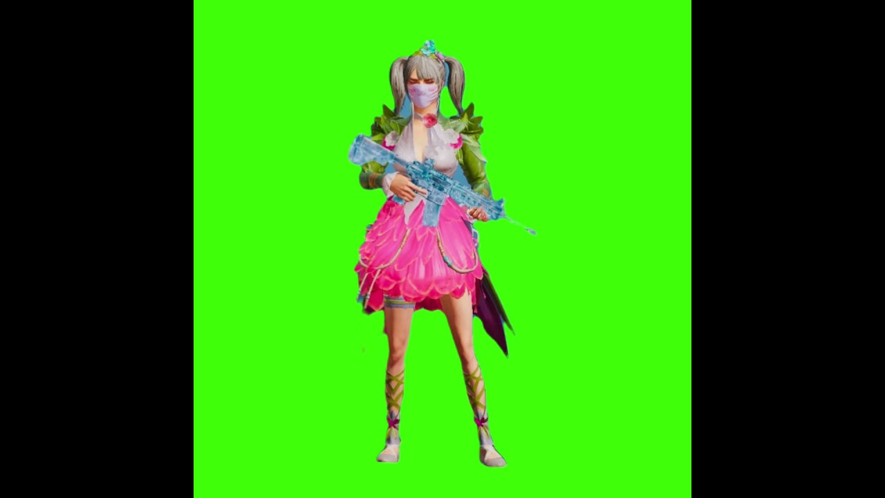 Green screen pubg character - YouTube
