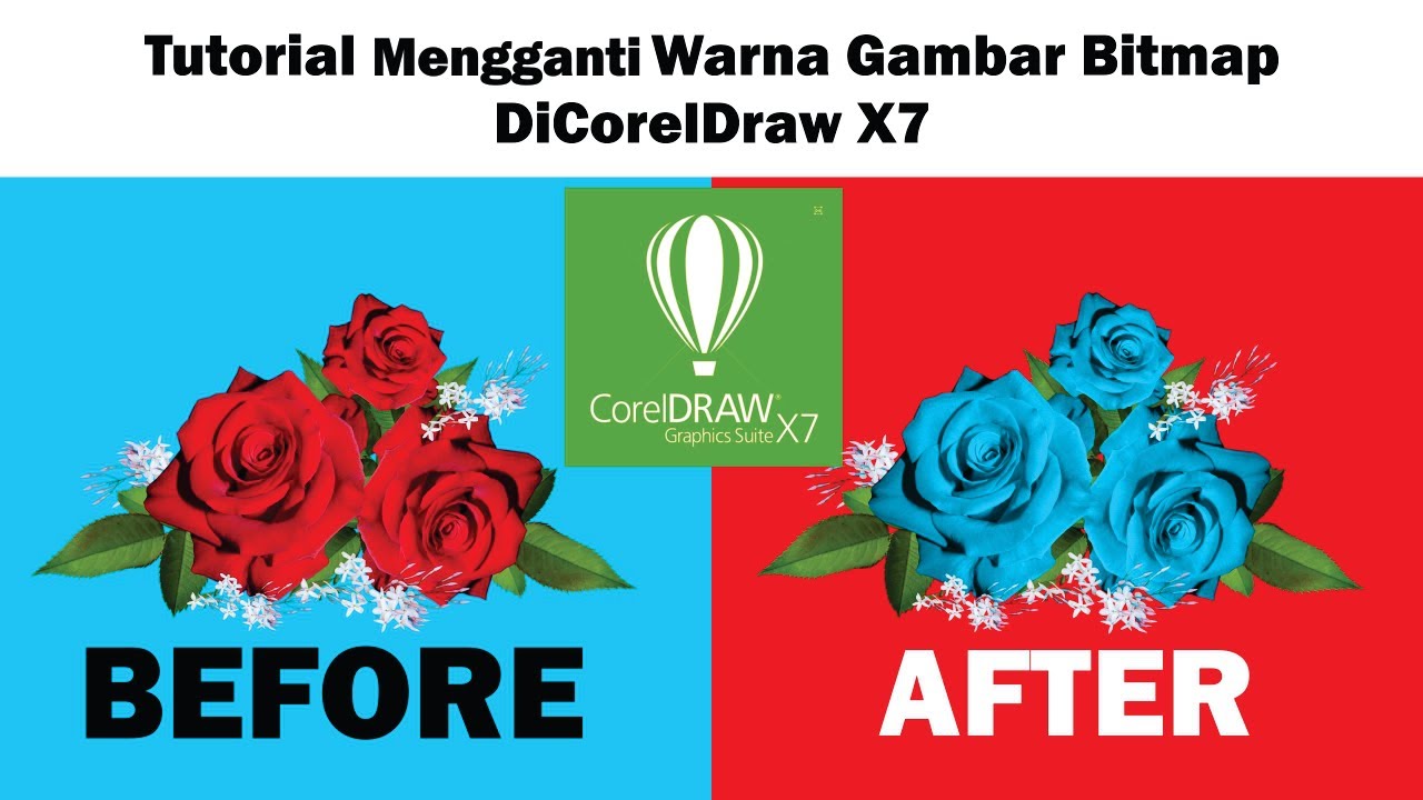 Tutorial Mengganti Warna Gambar Bitmap Di 'CorelDraw' - YouTube