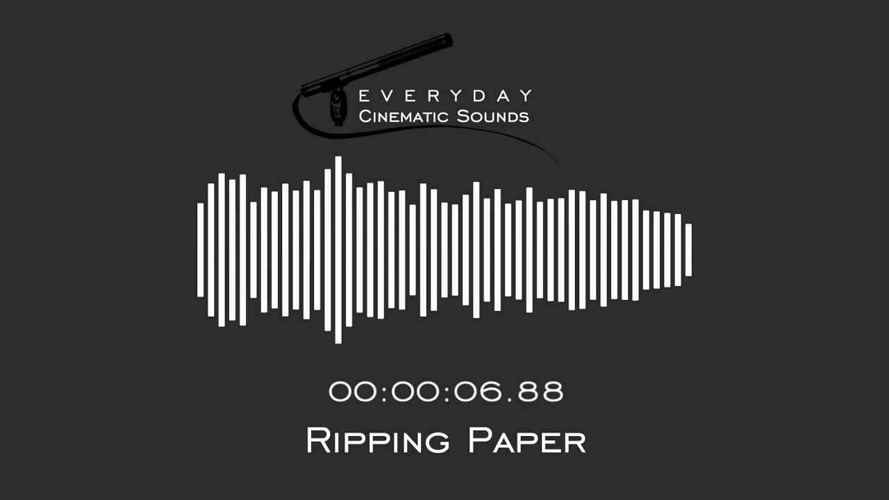 Ripping Paper | HQ Sound Effects - YouTube