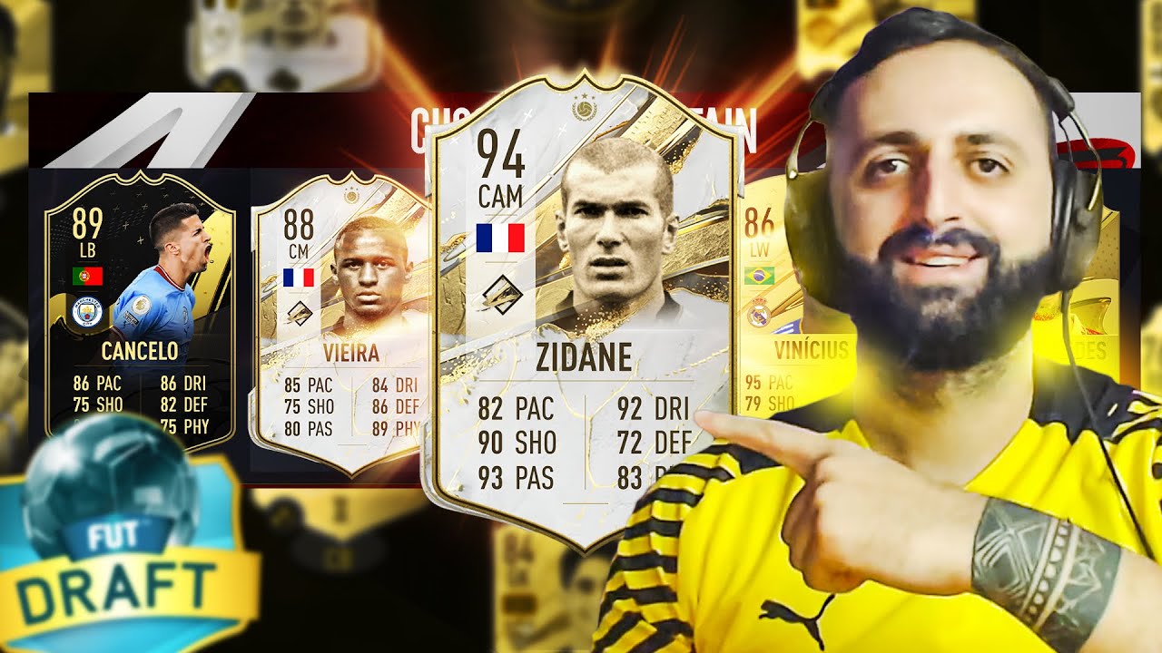 FIFA 23 FUT DRAFT #3 ICON ZIDANE 94 - YouTube