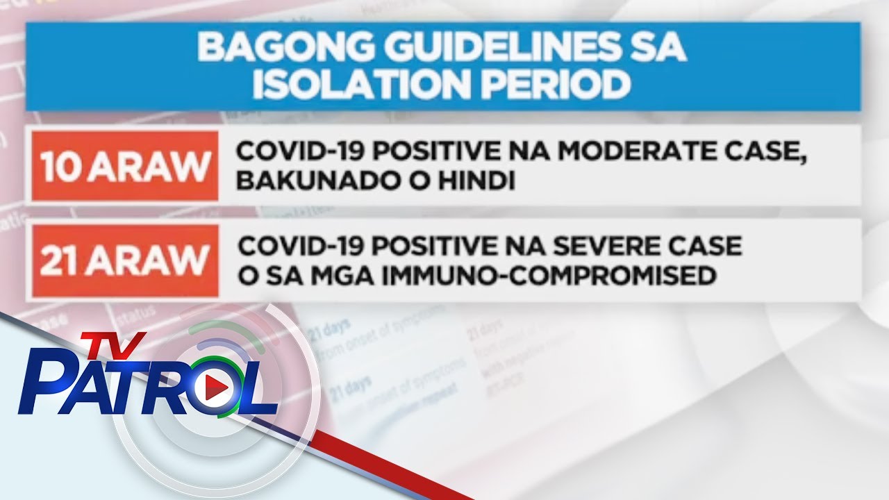 Mas maikling COVID-19 Isolation at quarantine in-adopt na ng IATF | TV ...