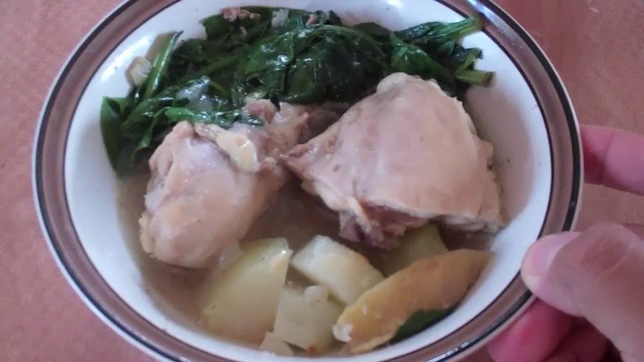How to cook Chicken Tinola HD (English) - YouTube