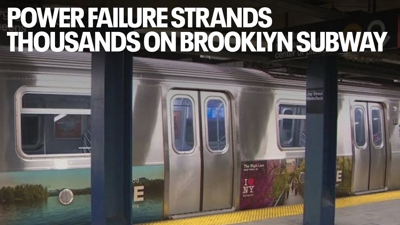 Power failure strands thousands on Brooklyn subway - YouTube