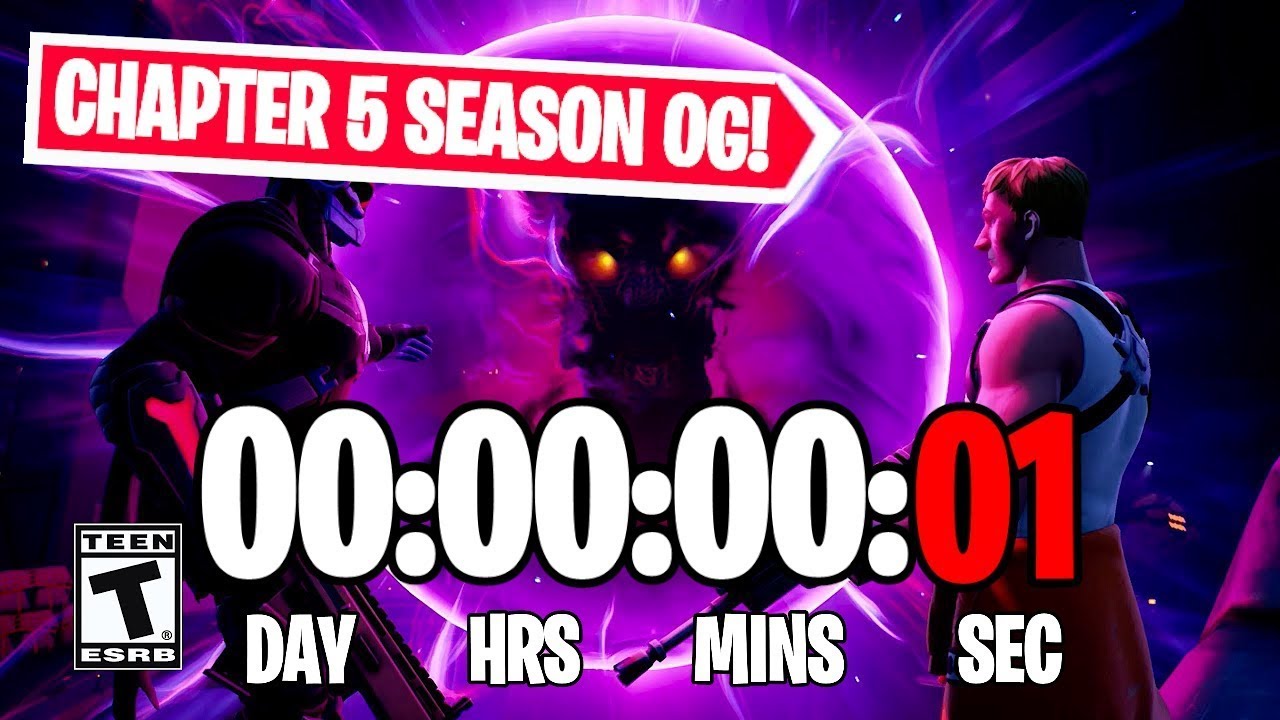 FORTNITE CHAPTER 5 SEASON OG COUNTDOWN LIVE🔴 24/7 - Fortnite! - YouTube