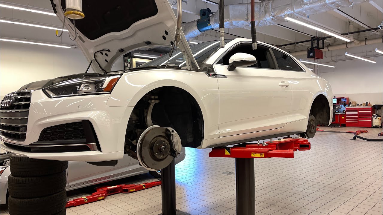 2018 Audi A5 BC Racing Coilover Install - YouTube