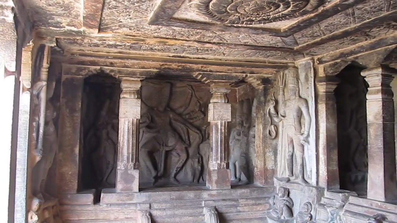 Ravana Phadi cave temple, Aihole - YouTube