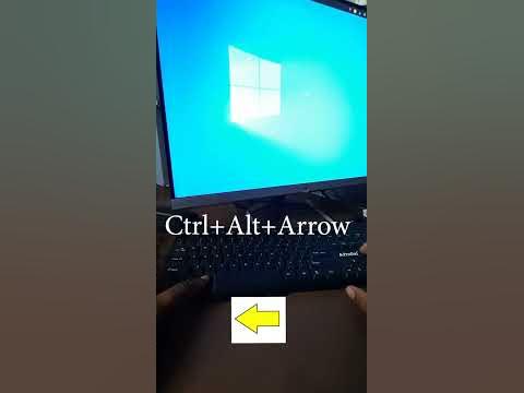 Rotate Screen in Window 10 and Window 11 Keyboard Shortcuts Keys - YouTube