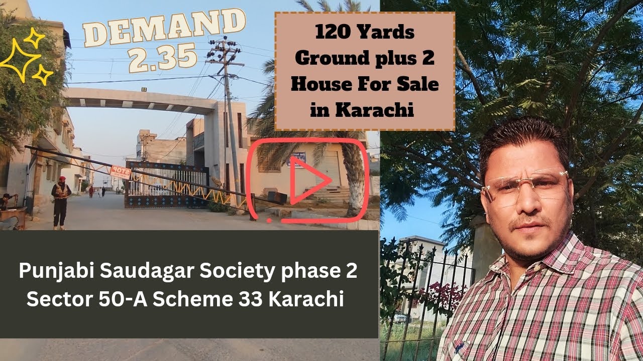 Ground plus 2 House For Sale in Karachi Punjabi Saudagar phase 2 Sector ...