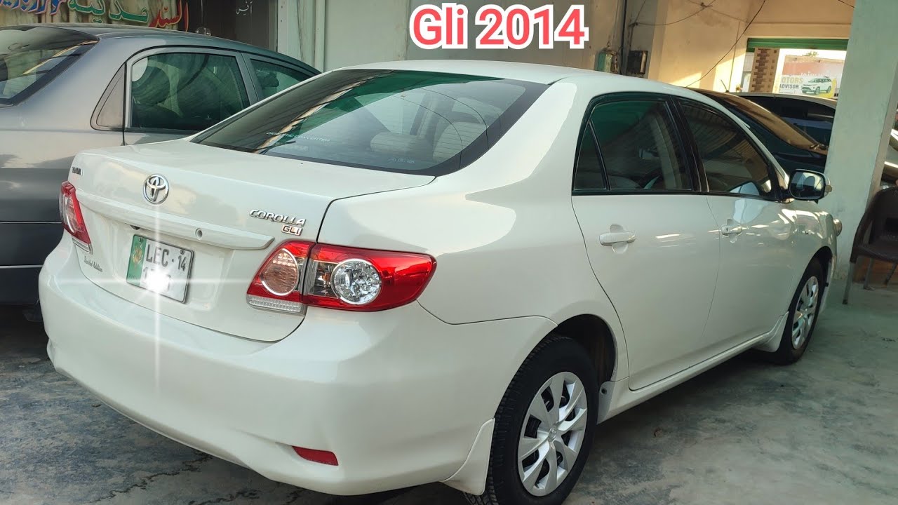 Toyota Corolla Gli Model 2014 Special edtion Ragisterd Lahore Petrol ...