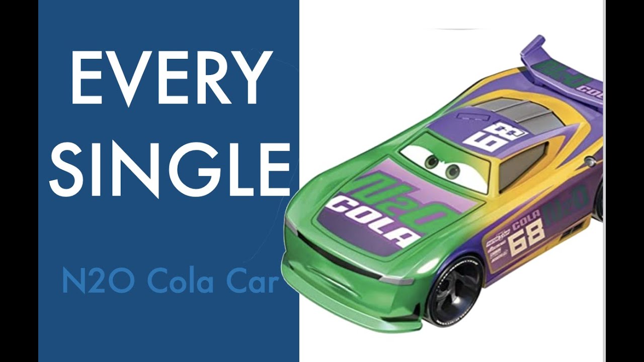 Every Single Disney Cars N2O Cola Diecast - YouTube