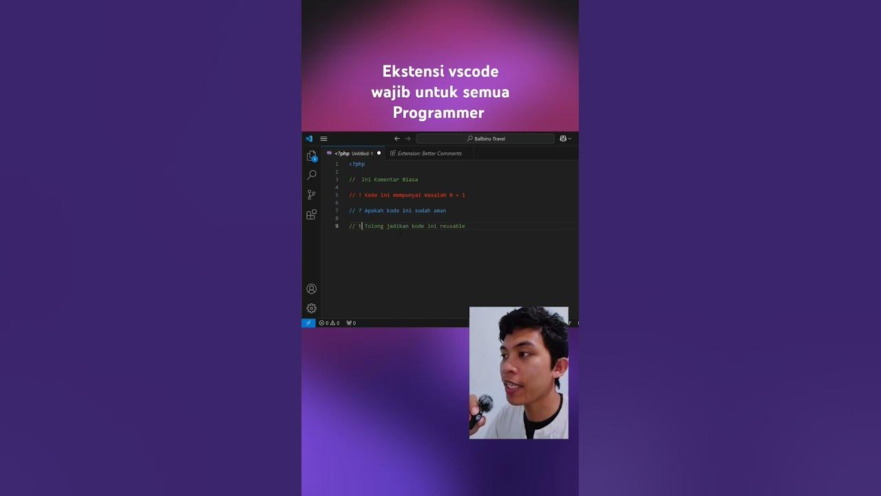 Ekstensi vscode wajib untuk semua Programmer - YouTube