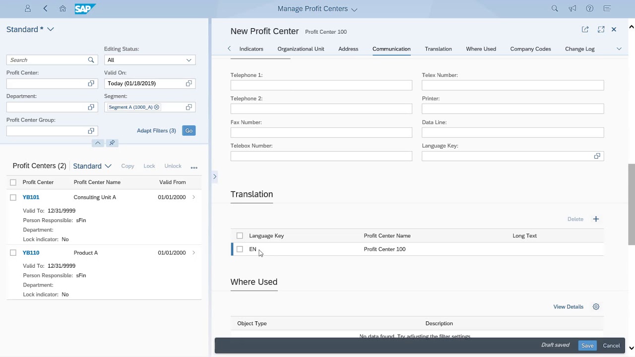 Managing Profit Centers SAP S 4HANA Cloud 1902 YouTube managing-profit-centers-sap-s-4hana-cloud-1902-youtube