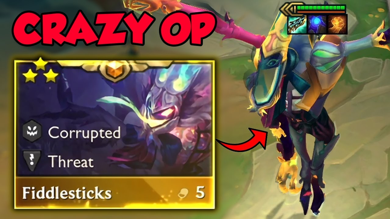 3 STAR FIDDLESTICKS IS THE MOST INSANE UNIT EVER | Teamfight tactics ...