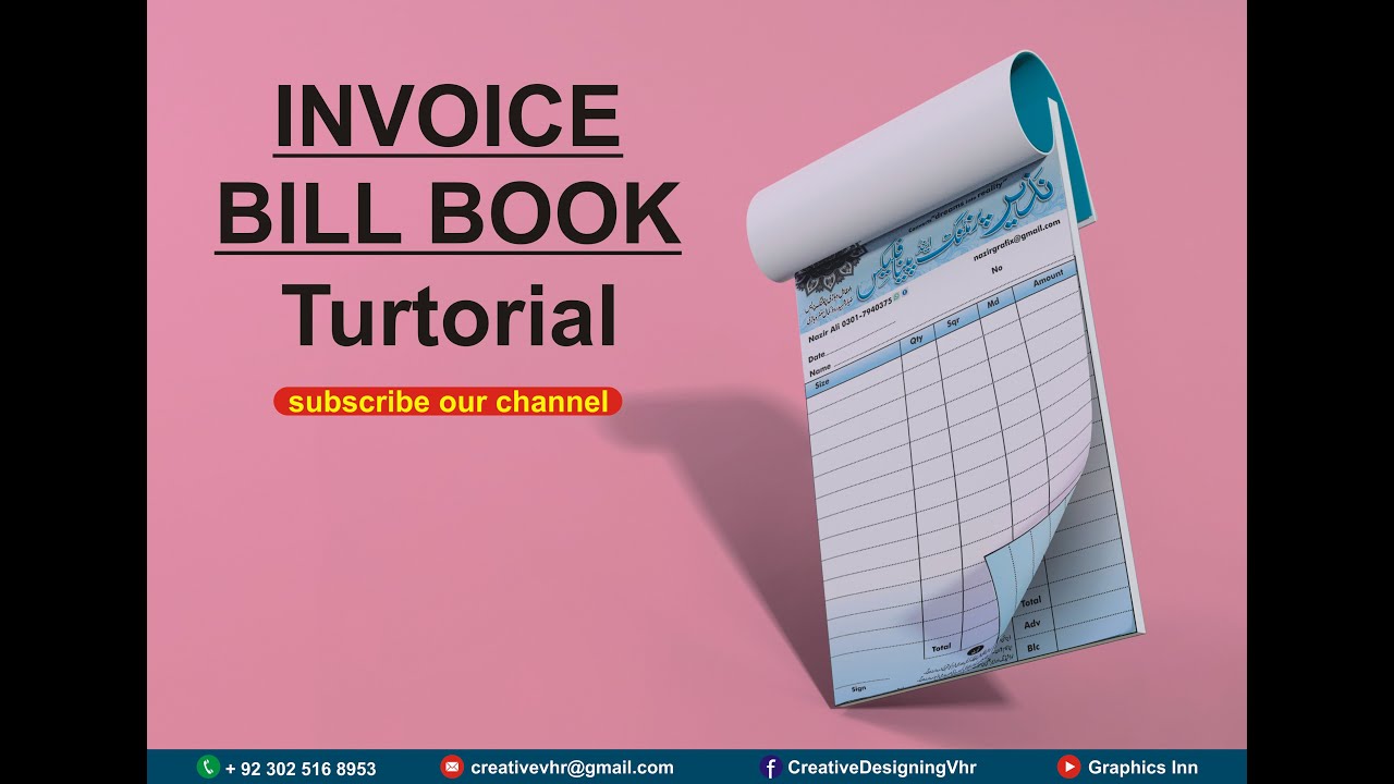 Nazir Graphics Invoice - Corel Draw X7 Tutorial - Designed by Graphics ...