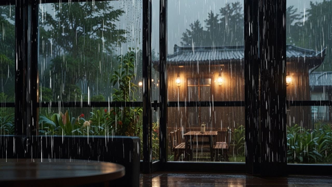 🔴SOOTHING RAIN for Sleep & Relaxing & Studying - Rain Tube #200 - YouTube