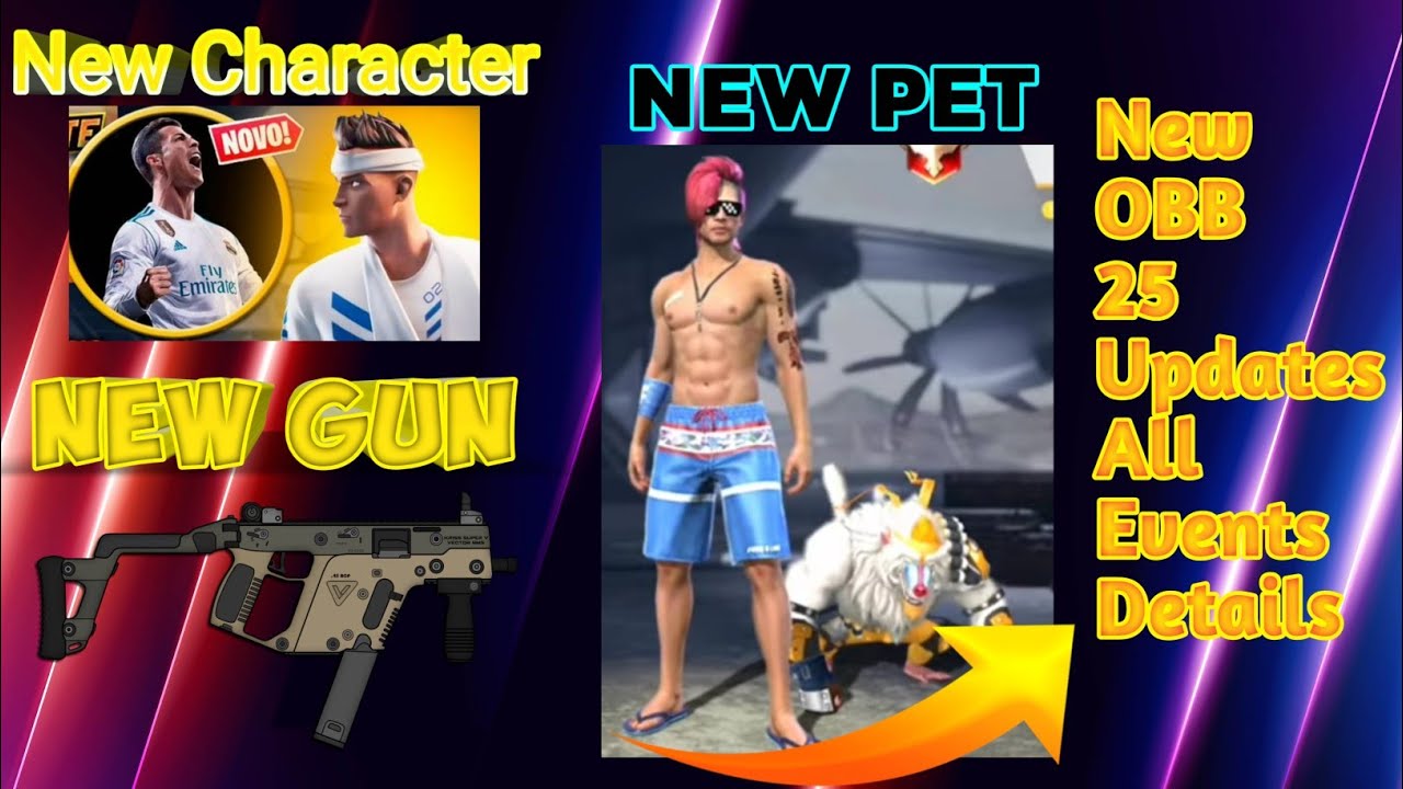 New OBB 25 Update In Free Fire |New Pet _ New Character _ | All New ...