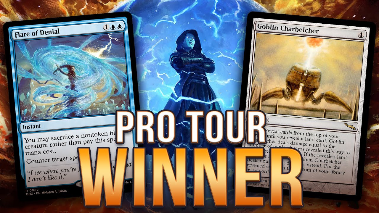 PRO TOUR WINNER! Mono-Blue Goblin Charbelcher Combo — Modern MTG ...