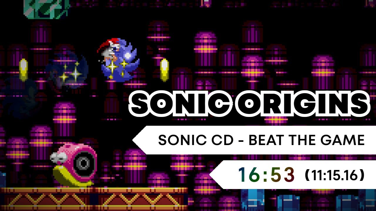 Sonic Origins - Sonic CD (Sonic, Beat The Game) in 16:53 [Former World ...