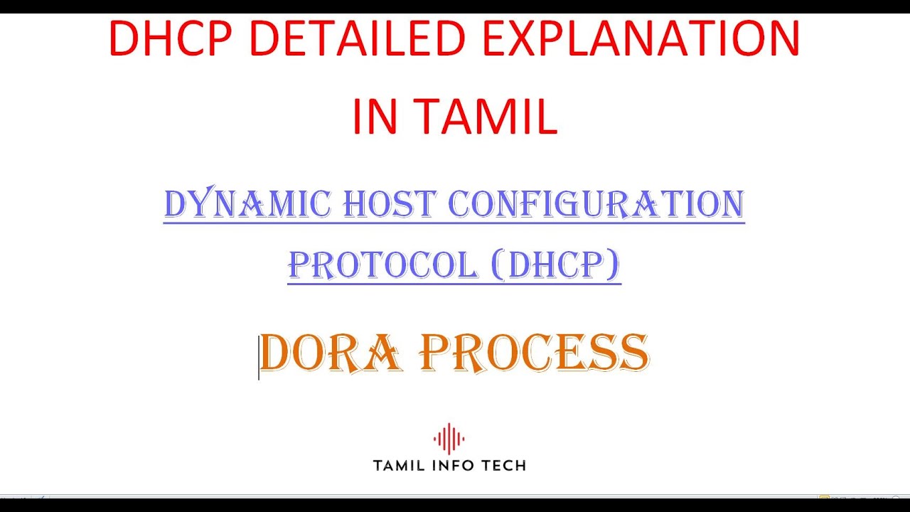 DHCP & DORA Process in TAMIL || Detailed Explanation || CCNA & CCNP ...